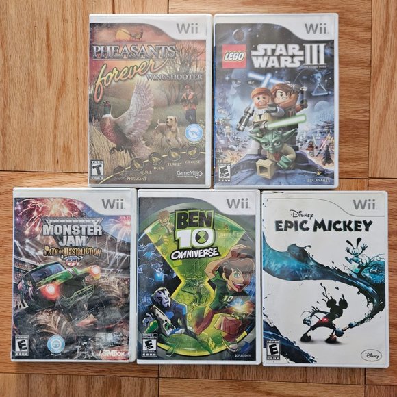 Nintendo | Video Games & Consoles | Nintendo Wii 5 Game Bundle Tested ...